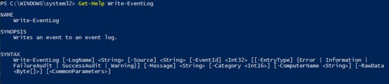 [How To] Create Event Logs using PowerShell | TheServerGeeks